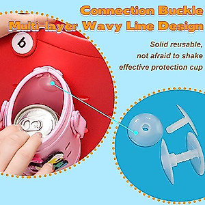Bear Cup Holder Compatible with Bogg Bags Drink Can Water Bottle Attachment with Cute Charm Accessory-Keep Bottles, Or Personal Items Handy with Your Tote Bag- Extra Large Size Fits Most Cups (Pink)