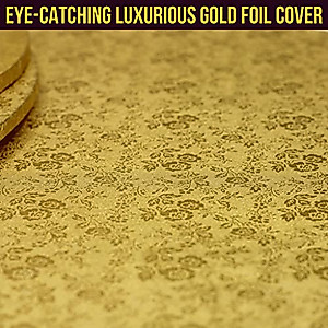 12 Inch Cake Boards - 4-Pack Cake Drums 12 Inch Dia. - Disposable Gold Cake Board Circles - Reusable Round Cake Boards - Cake Base Cardboard Cake Rounds - Cake Decorating Supplies & Baking Supplies