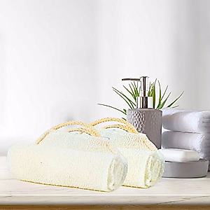 Exfoliating Back Scrubber for Shower, Rough Back Washer for Men and Women - Deeply Clean and Polish Skin - Better to Use Than Shower Brush or Loofah