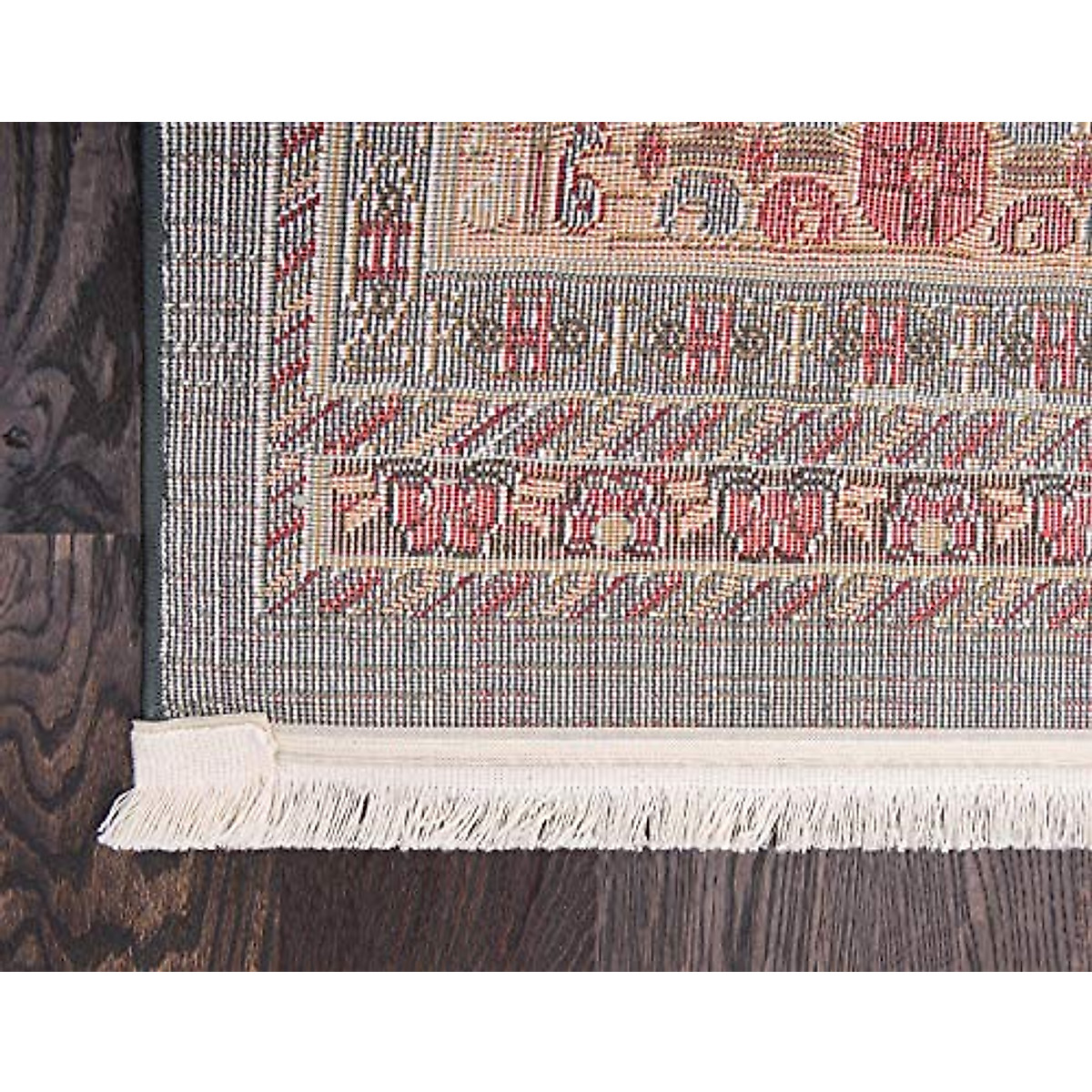 Unique Loom Fars Collection Modern Classic Tribal Inspired Design with Border Area Rug, (Rectangular 8' 0" x 10' 0", Blue/ Light Blue)