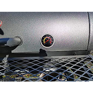 2 pcs BBQ Grill Temperature Gauge, Charcoal Pit Grill Smoker Thermometer Gauge BBQ Temp Gauge