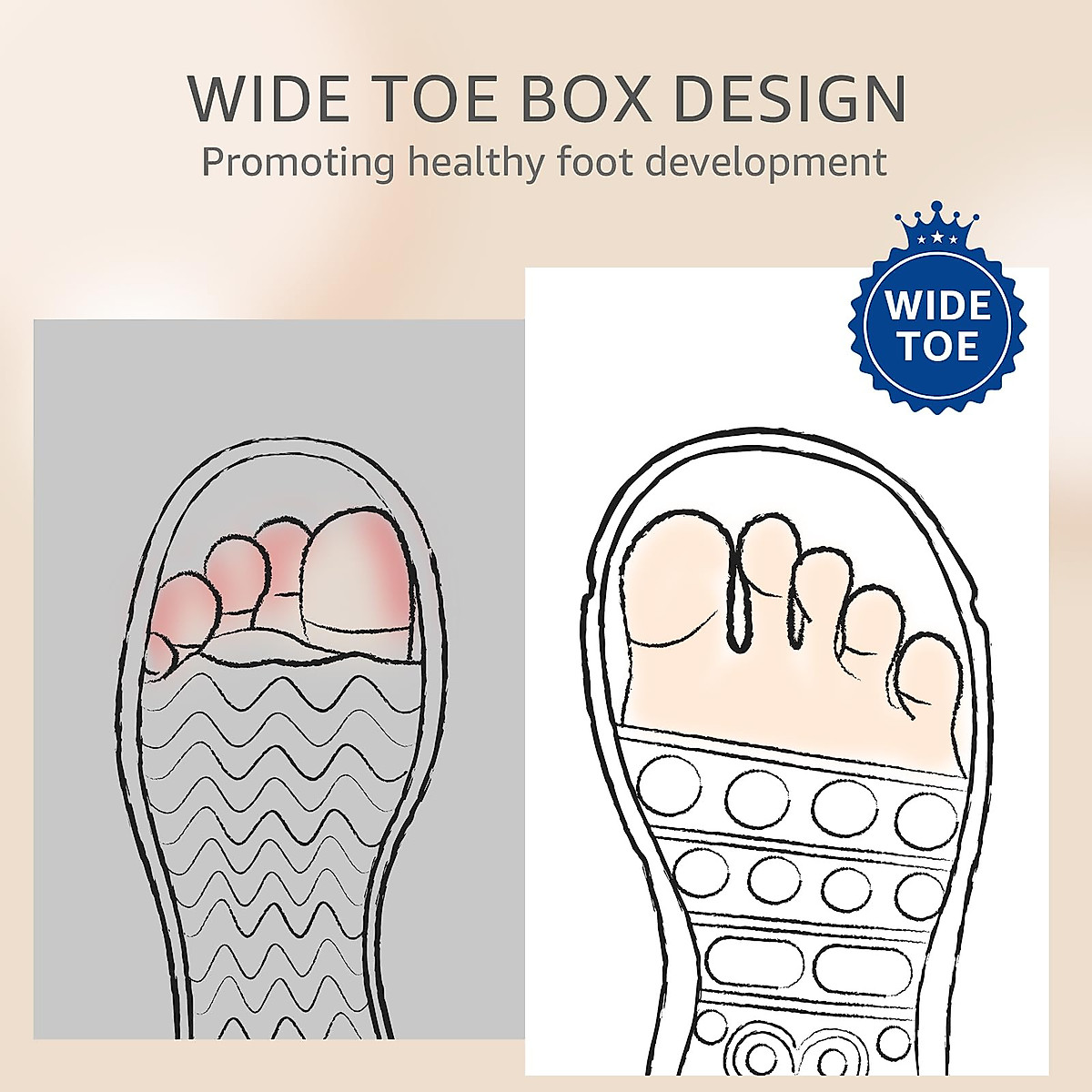 STQ Toddler Shoes for Boys Slip on Sneakers Kids School Tennis Sock Shoes Black Grey Size 5 Toddler