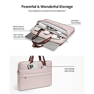 tomtoc Protective Crossbody Laptop Bag Case For 13-14 Inch MacBook, iPad Pro/Air with Magic Keyboard, Surface Pro/Laptop, Copilot PC, Water Resistant