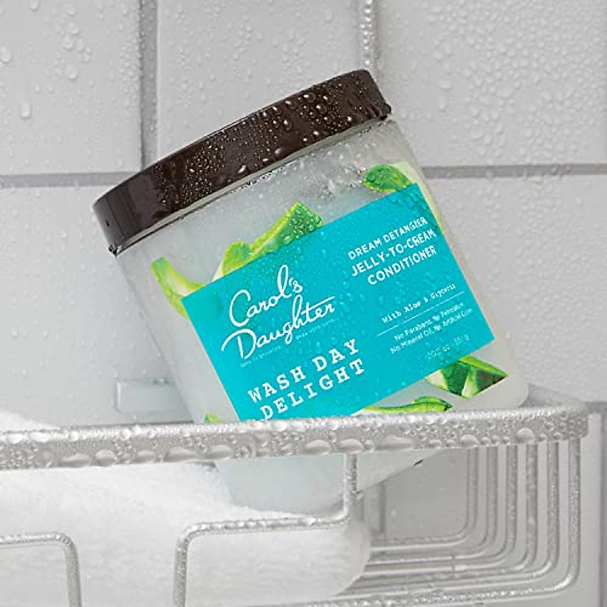 Carol’s Daughter Wash Day Delight Detangling Jelly-To-Cream Conditioner with Glycerin and Aloe, Paraben-Free for Moisture, Hydration and Shine, Moisturizing, Curly Hair , 20 Oz