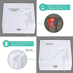 Migipaws Cat Toys, Interactive Automatic 7 Holes Mice Whack-A-Mole, Ultra Fun Smart Teaser Toy for Indoor Cats, USB Rechargeable, 4 Pieces Feather Refills