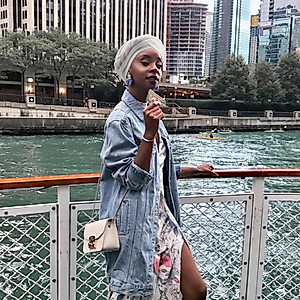 DRESHOW African Turban Pre-Tied Twisted Braid Head Wrap Hat Beanie Headwraps for Black Women Chemo Cancer Cap