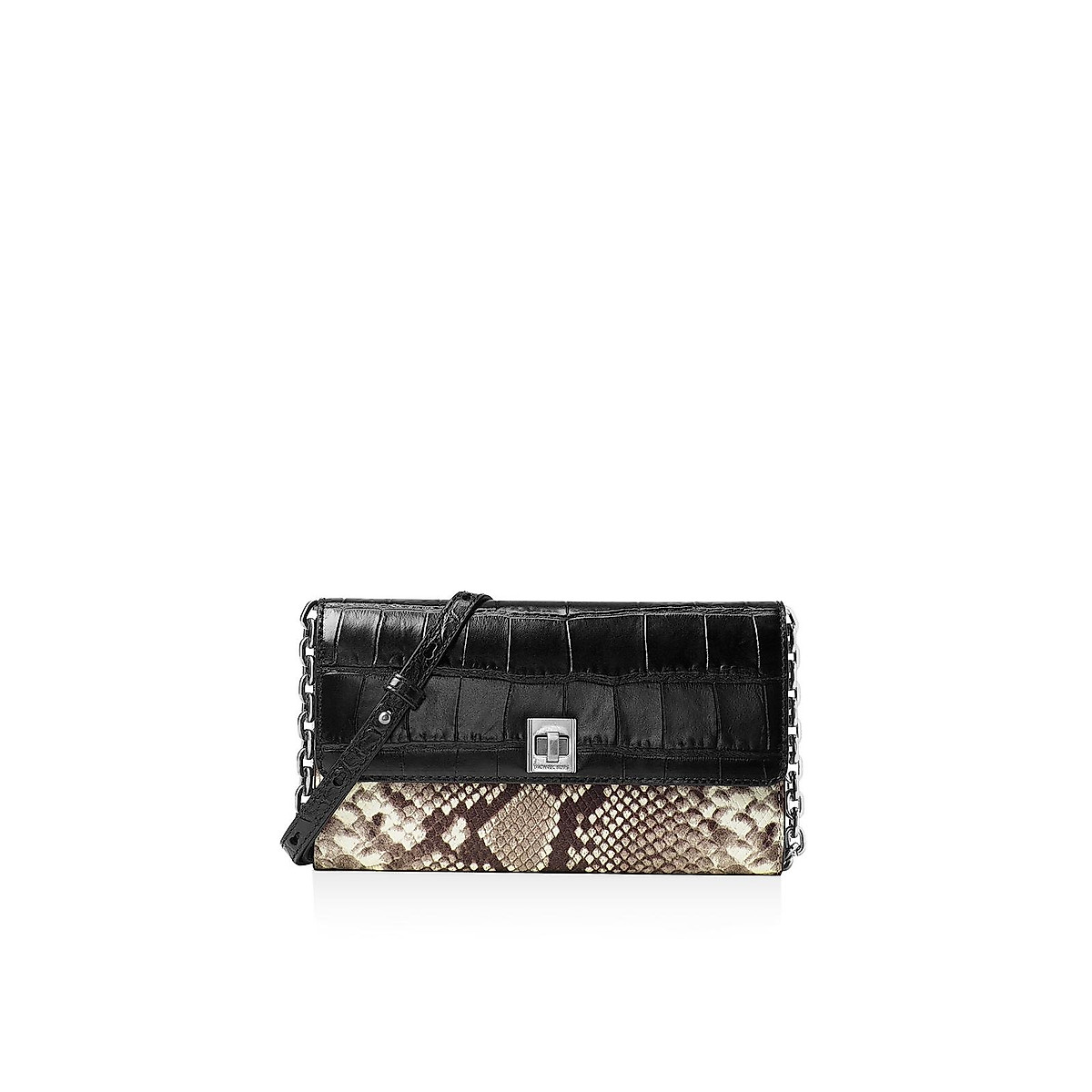 MICHAEL Michael Kors Womens Natalie Leather Embossed Clutch Handbag Multi Small