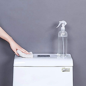 HEMOTON 3 Pcs Plastic Spray Bottle Empty Mist Spray Bottle Trigger Sprayer Leak Proof Refillable Atomizers for Hair Salons Household Cleaners