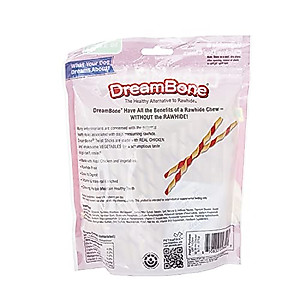 DreamBone Twist Sticks, Rawhide-Free Chews for Dogs, with Real Chicken, 50-Count (3 Pack)