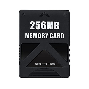 Mcbazel 256MB Memory Card for PlayStation 2, High Speed Game Memory Card Compatible with Sony PS2