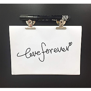 Strong Magnetic Clips - Heavy Duty Refrigerator Magnet Clips - 31mm Wide 12Pack Scratch Safe - Clip Magnets Best for House Office School Use, Hanging Home Decoration, Photo Displays