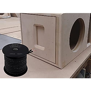 16AWG Gauge Speaker Cable Speaker Wire Black (50FT)
