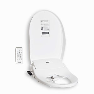 Hulife Electric Bidet Seat for Elongated Toilet with Unlimited Heated Water, Heated Seat, Warm Air Dryer, Wireless Remote Control