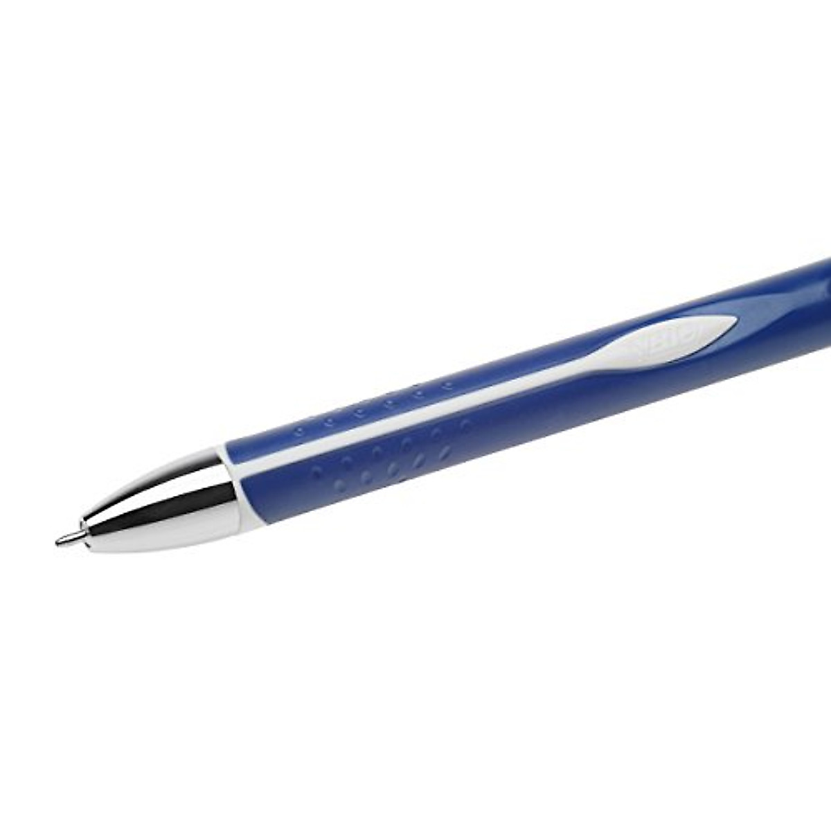 BIC Glide Exact Ballpoint Pen, Retractable, Fine 0.7 Mm, Blue Ink, Blue Barrel, Dozen