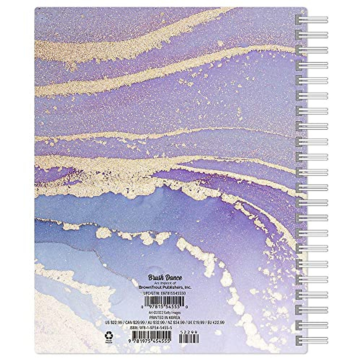 Big Ambitions | 2023 6.9 x 9.8 Inch Weekly Karma Planner | Thicker and Bigger than Average Planner | Brush Dance | Artwork Motivation Inspiration