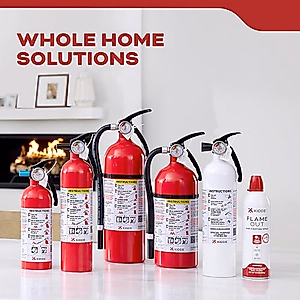 Kidde Fire Extinguisher for Home & Office Use, 5-B:C, 3.2 Lbs., USCG Approved with Strap Bracket (Included)