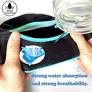 2Pcs VR Eye Mask Cover, Adjustable VR Face Mask Head Strap Sweatband with Elasticity, Breathable VR Masks Sweat Band for Oculus Sweat Quest 2