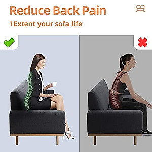 MAXTID Two Seat Cushion Support Saver 44" x 17" Furniture Cushion Support Insert for Couch Pillows Sofa Cushion Support Board