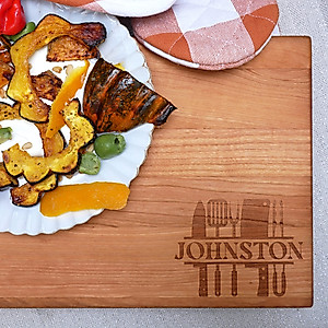Engraved Cutting Boards Personalized Wooden Gift for Kitchen - Unique Custom Designs & Different Sizes - Personalized Engraved Wood Custom Cutting Boards for Weddings, Anniversaries & Housewarmings