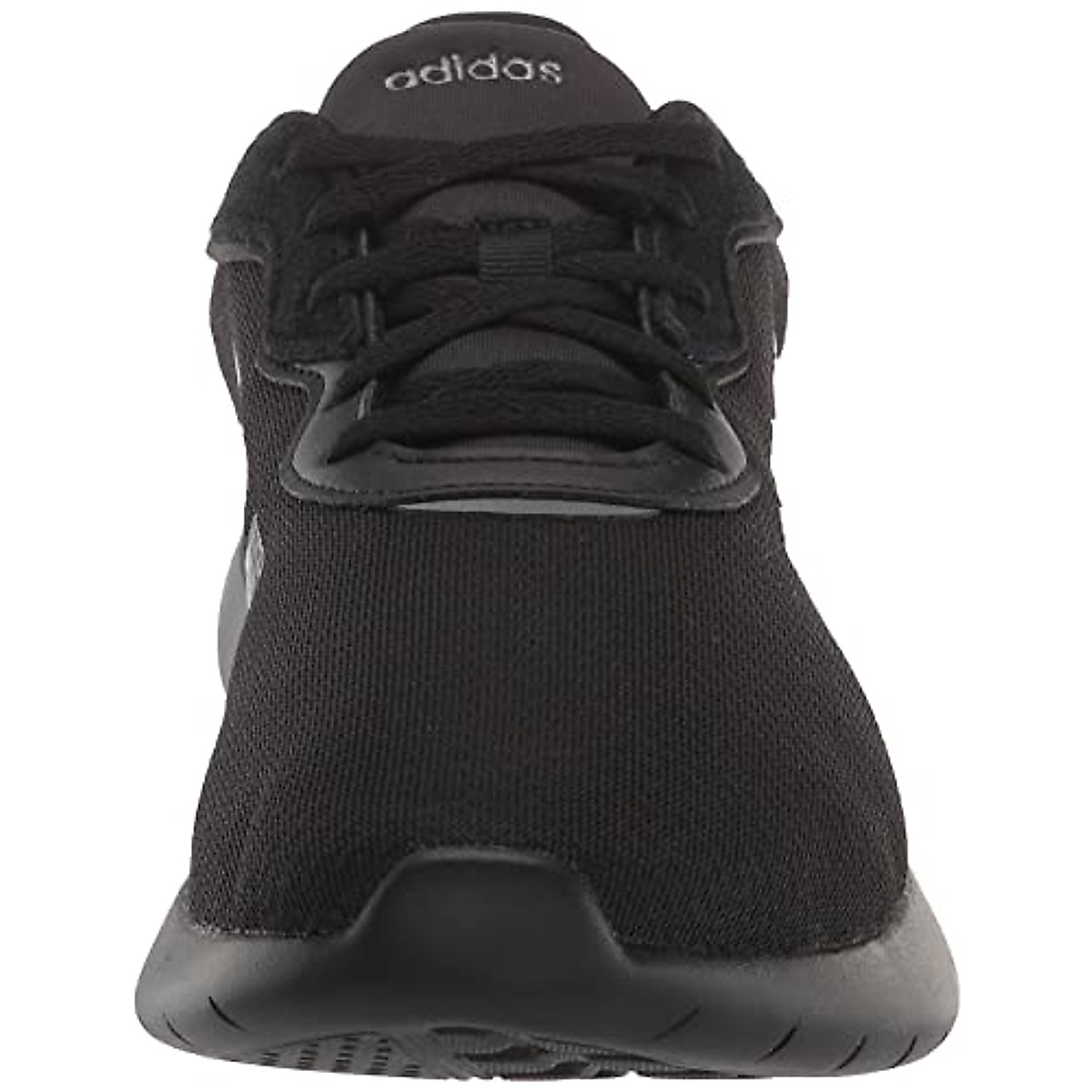 adidas Women's QT Racer 3.0 Running Shoe, Black/Black/Iron Metallic, 9