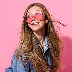 SUNOVELTIES 16 Mixed Style Rimless Sunglasses Women's Retro Colored Party Glasses for Bachelor Party Photoshoot Costume Accessories