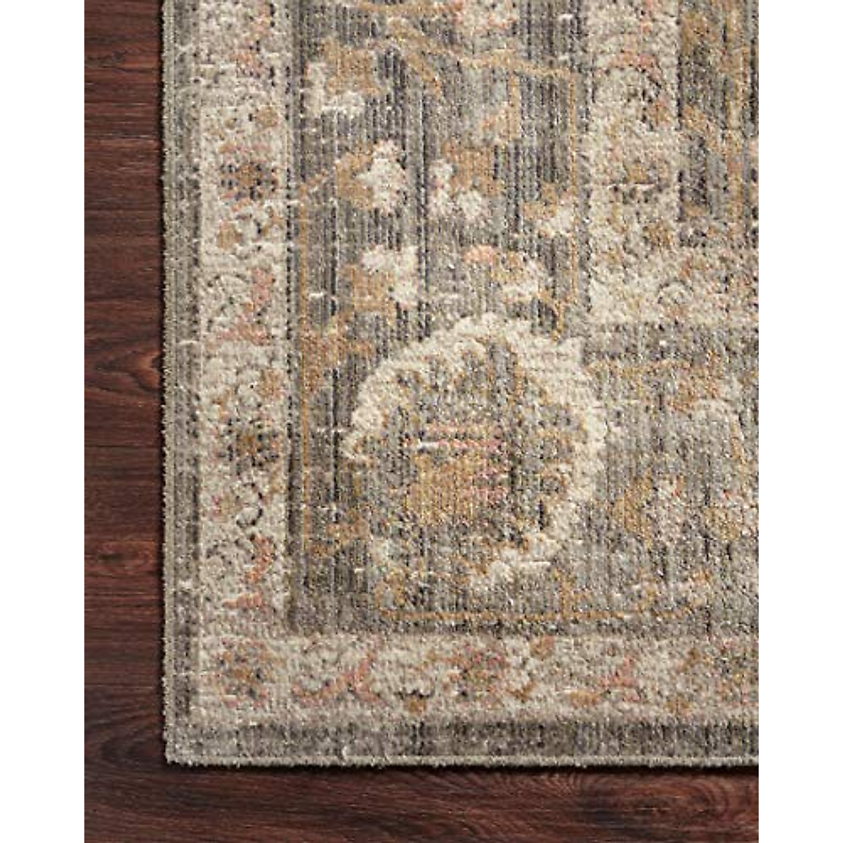 Loloi Chris Loves Julia x Rosemarie Collection ROE-01 Area Rug 7'-10" x 10' Sage/Blush Rectangular