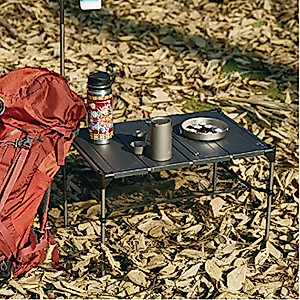 DOUBAO Portable Folding Table Camping Hiking Desk Traveling Outdoor Picnic Aluminium Alloy Foldable
