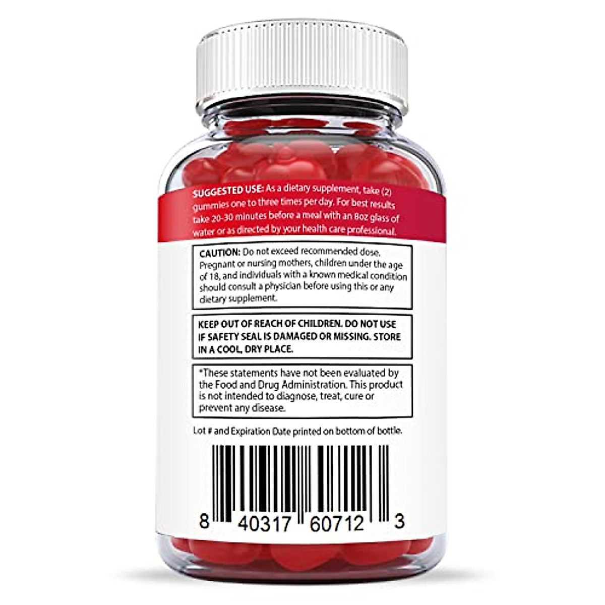 Justified Laboratories (5 Pack) Fast Keto ACV Gummies 1000MG with Pomegranate Juice Beet Root B12 600 Gummys