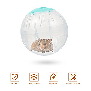 4 pcs Ball Chinchillas Special Clear Animals Small Hamster Running Run Indoor for Dog Chinchilla Wheels Funny Toys Supplies Toy Sports Mini Animal Exerciser Jogging Wheel