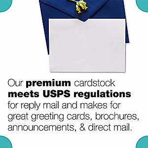 Springhill 8.5” x 11” Cream Colored Cardstock Paper, 250 Sheets (1 Ream) – Premium Lightweight Cardstock, Vellum Printer Paper with Textured Finish – 097000R, Letter (8.5x11)