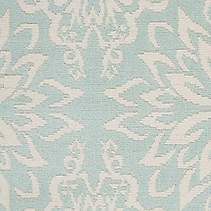 Nourison Jubilant Floral Ivory/Green 4' x 6' Area -Rug, Easy -Cleaning, Non Shedding, Bed Room, Living Room, Dining Room, Kitchen (4x6)