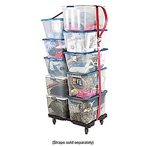 SNAP-LOC 1200 LB Professional E-Track Dolly Black