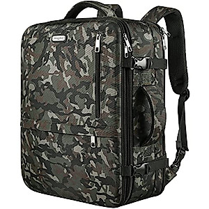 Mogplof Carry on Backpack Flight Approved, 40L Travel Backpack for Men, Extra Large Expandable Backpack Suitcase, Water Resistant Backpack Luggage for Travel Perfect Fit for 17 Inch Laptop