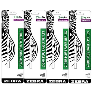 Zebra Z-Grip Plus Mechanical Pencil Eraser Refills 16-Count