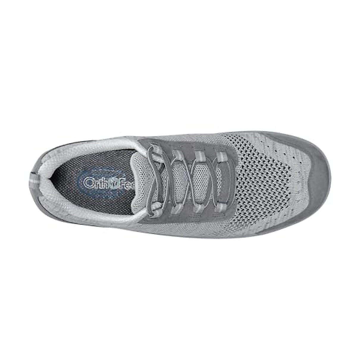 Orthofeet Women's Palma Casual, Gray, 8 X-Wide