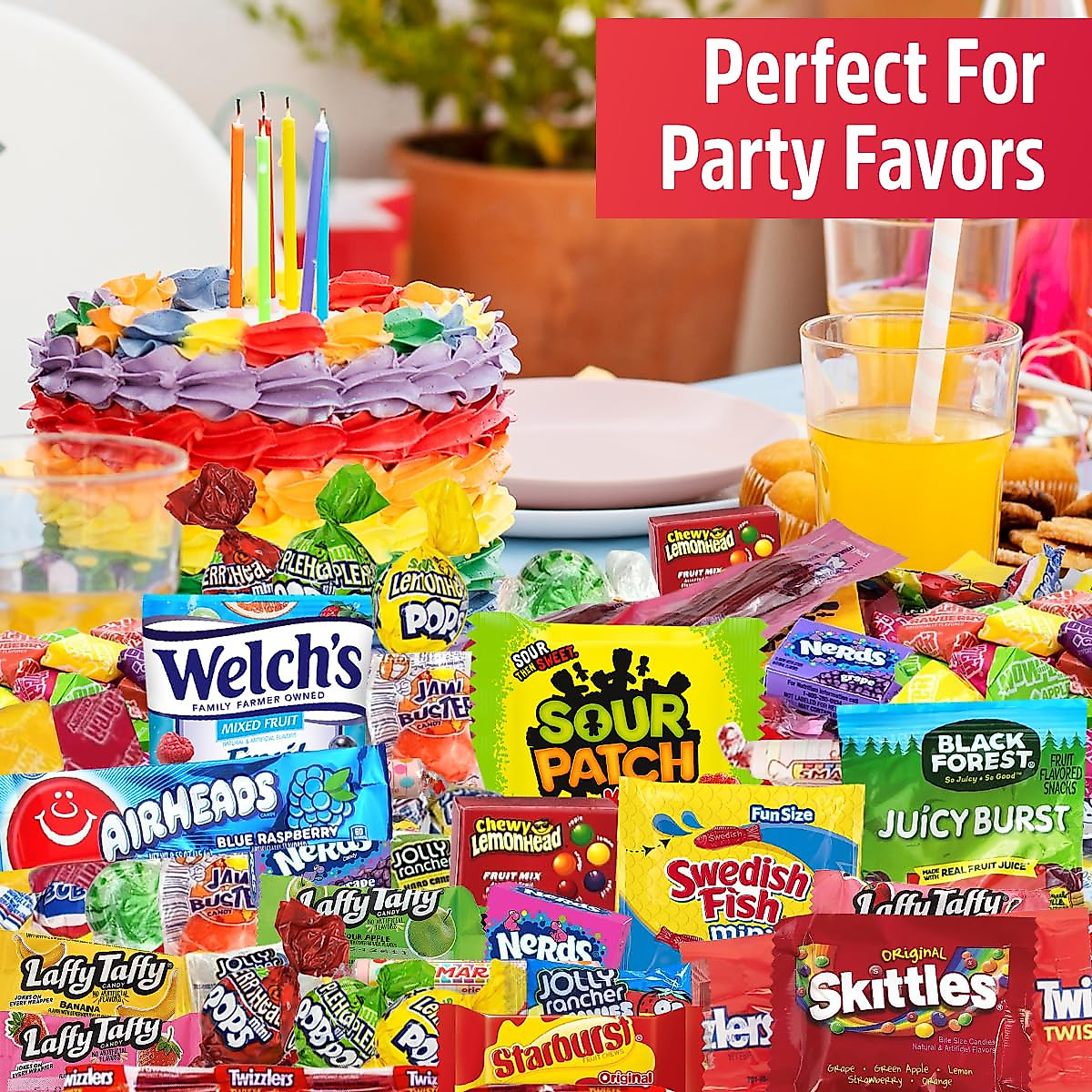 Bulk Candy Variety Pack - 2 Pound Care Package Assorted Basket, Snack Food Gift, Office Assortment Gift for Birthday Party, Kids, College Students & Adults (Pack of 1))