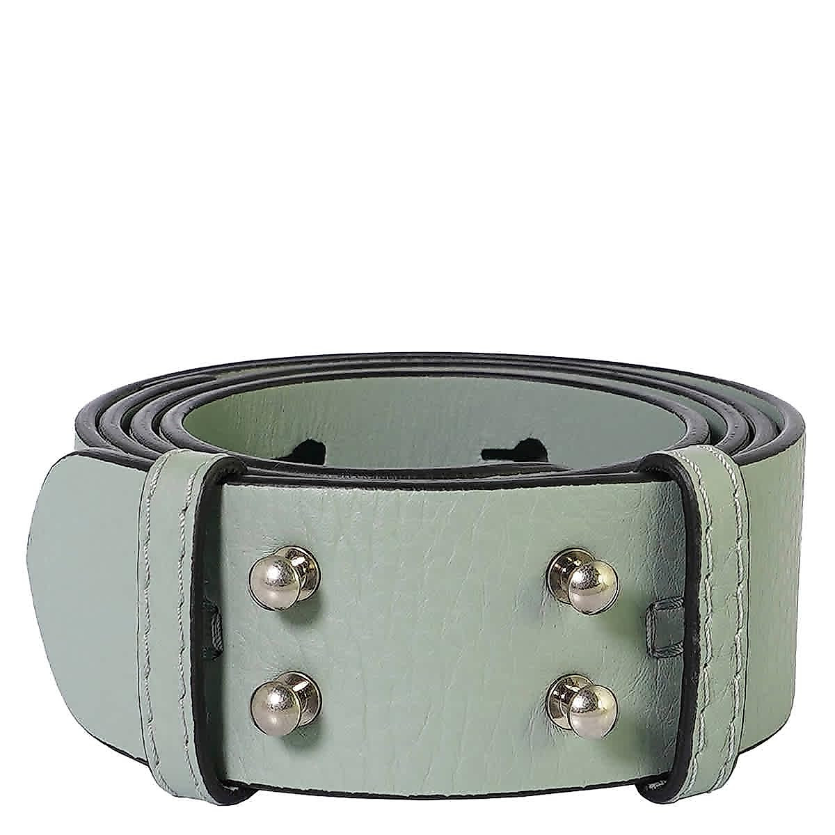 Burberry The Medium Ladies Belt Bag Grainy Leather Belt-Grey Blue