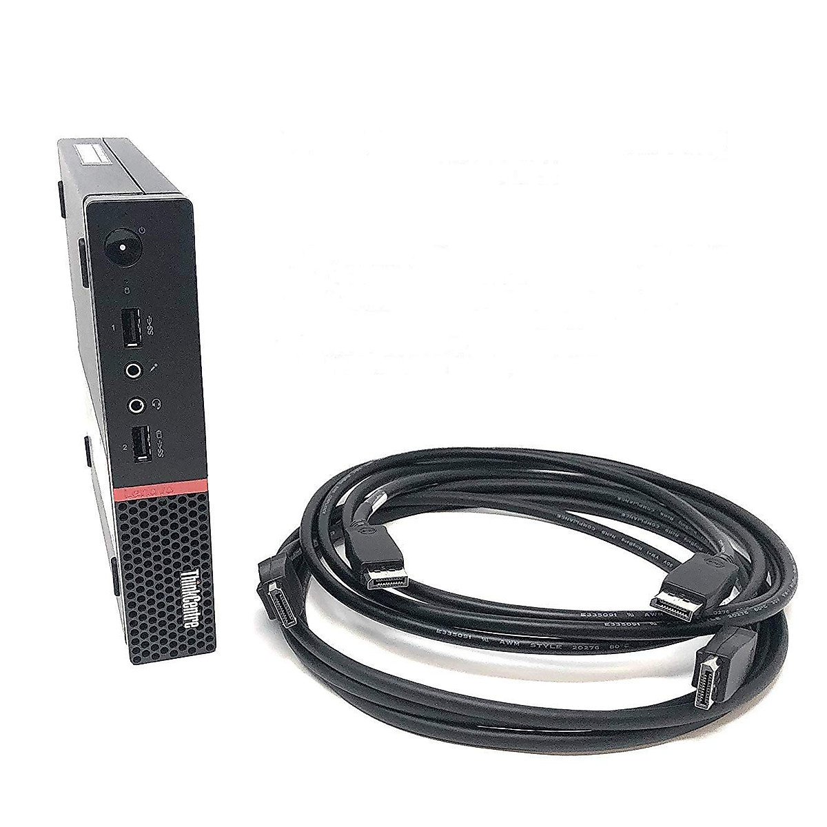 Lenovo ThinkCentre M715Q (2ND GEN) - Tiny - Ryzen 3 Pro 2200GE 3.2 GHZ - 8 GB - 128 GB WIN10 Pro Business Desktop with Microtella DisplayPort Cables