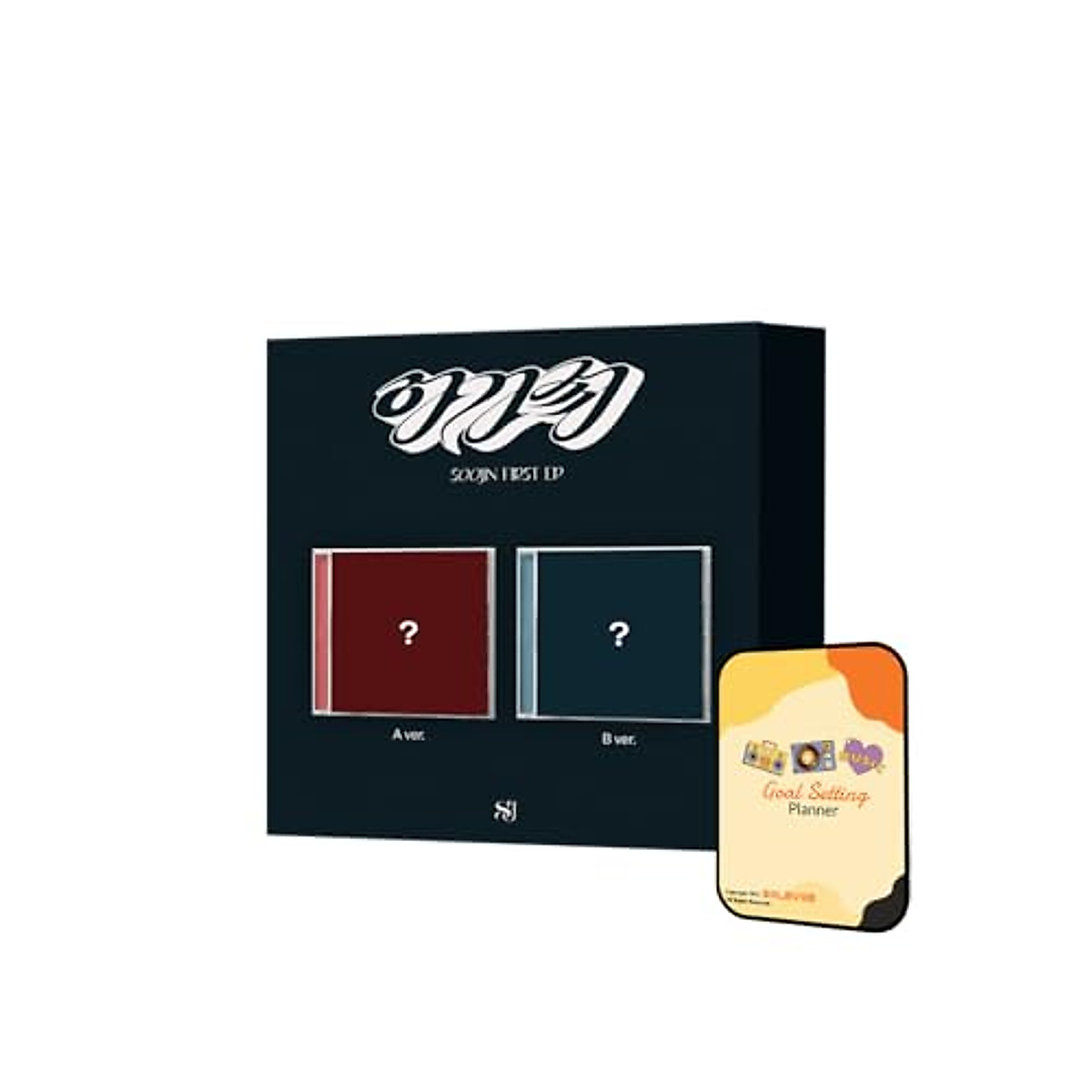 SOOJIN Album - AGASSY (Jewel Case Version) A ver. + B ver. (2 Ver.) Full Album Set+Pre Order Benefits+BolsVos Exclusive K-POP Inspired Digital Planner, Sticker Pack for Social Media