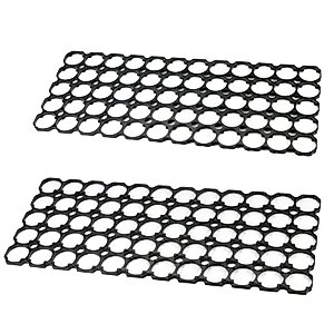 Bettomshin 5Pcs 5x12 Cell Spacer 32650 Lithium Battery Plastic Holder Bracket for DIY Battery Pack 32.4mm Hole Dia
