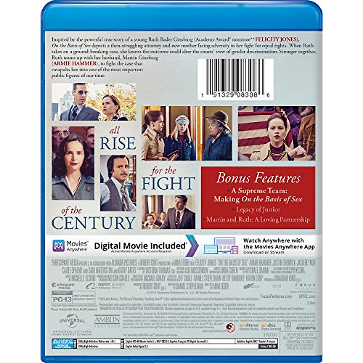 On the Basis of Sex [Blu-ray]