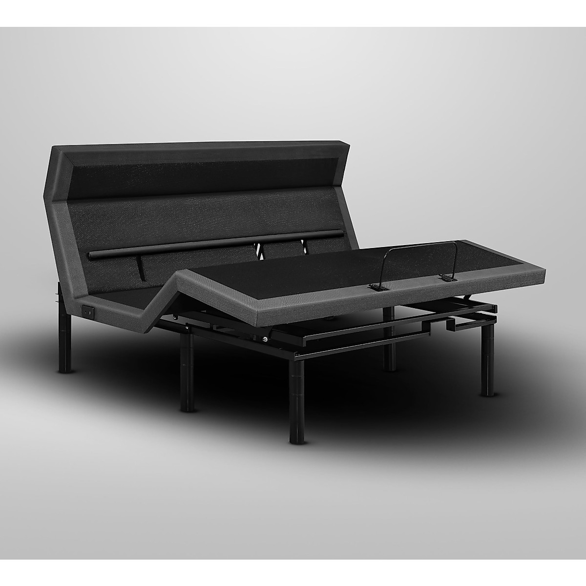 iDealBed S4 Nebula Luxury Hybrid Mattress + 7i Custom Adjustable Bed Sleep System, Comfort, Cooling & Support, Silent Performance, Lumbar Support, Pillow Tilt (Medium Firm, Queen)