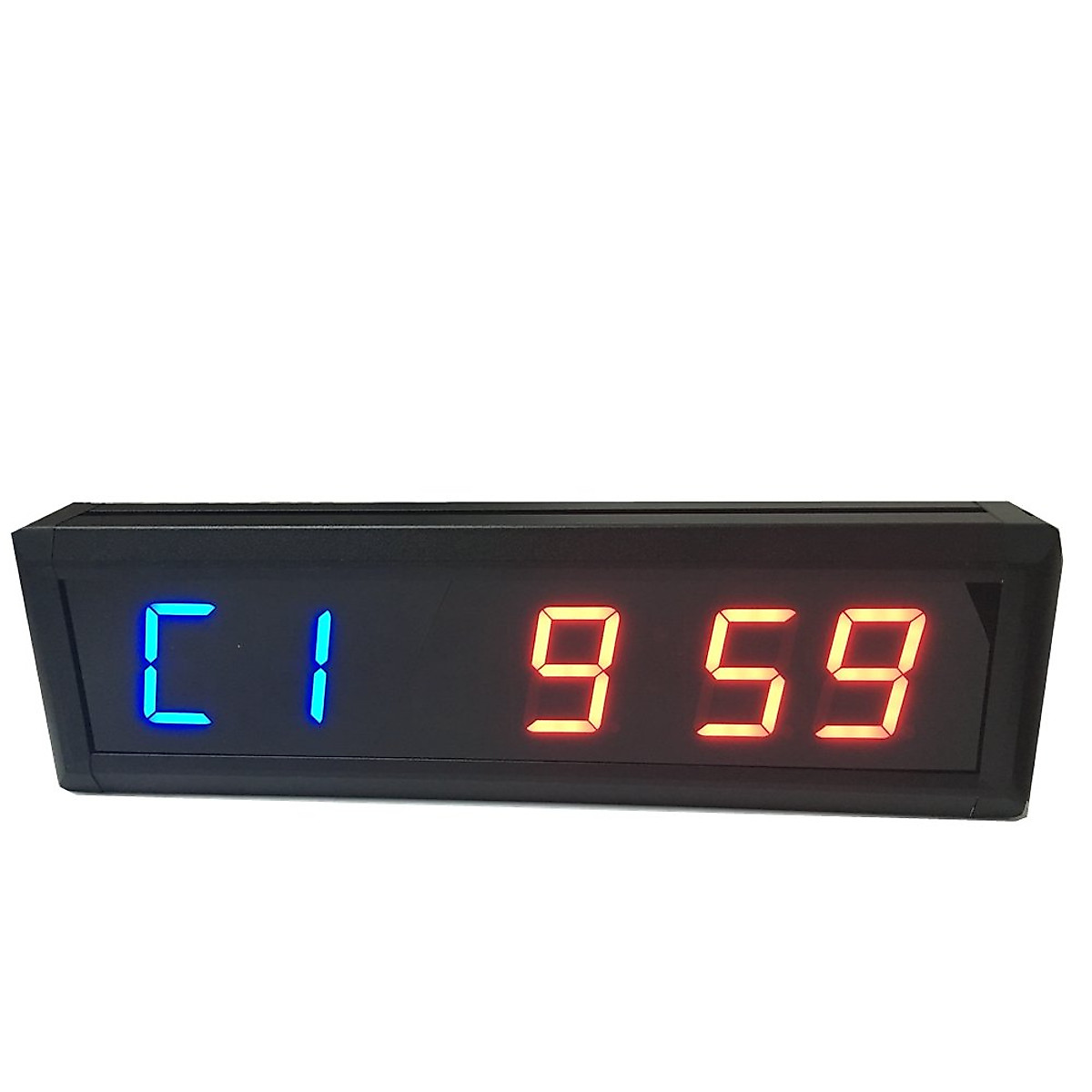 AZOOU Internal Training Timer Gym Boxing Tabata Stopwatch Led Wall Clock for Fitness W/Remote Control