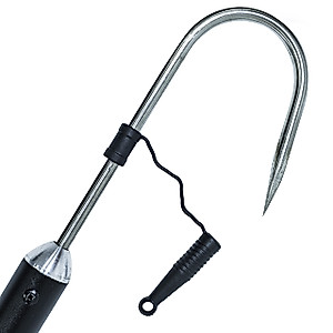 Promar Premier Series 4' Aluminum Gaff ,Black