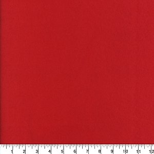 TEXTILE CREATIONS INC. Double Brushed Solid Fleece, Red Cut by The Yard
