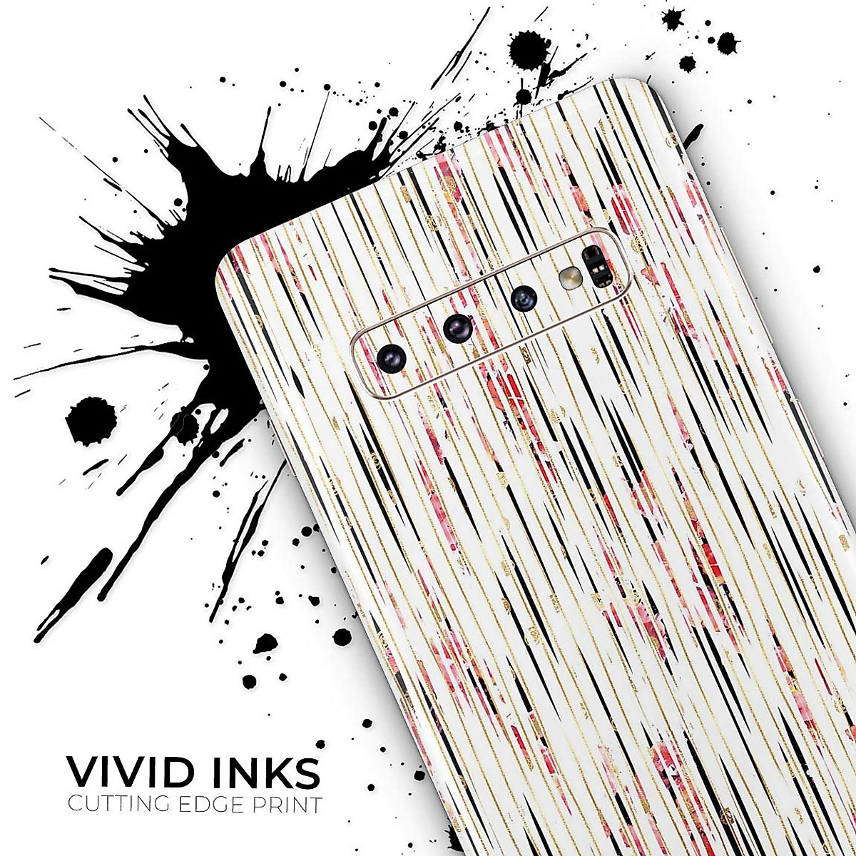 DesignSkinz Karamfila Watercolo Poppies V23 Protective Vinyl Decal Wrap Skin Cover Compatible with The Samsung Galaxy S20 (Screen Trim & Back Glass Skin)