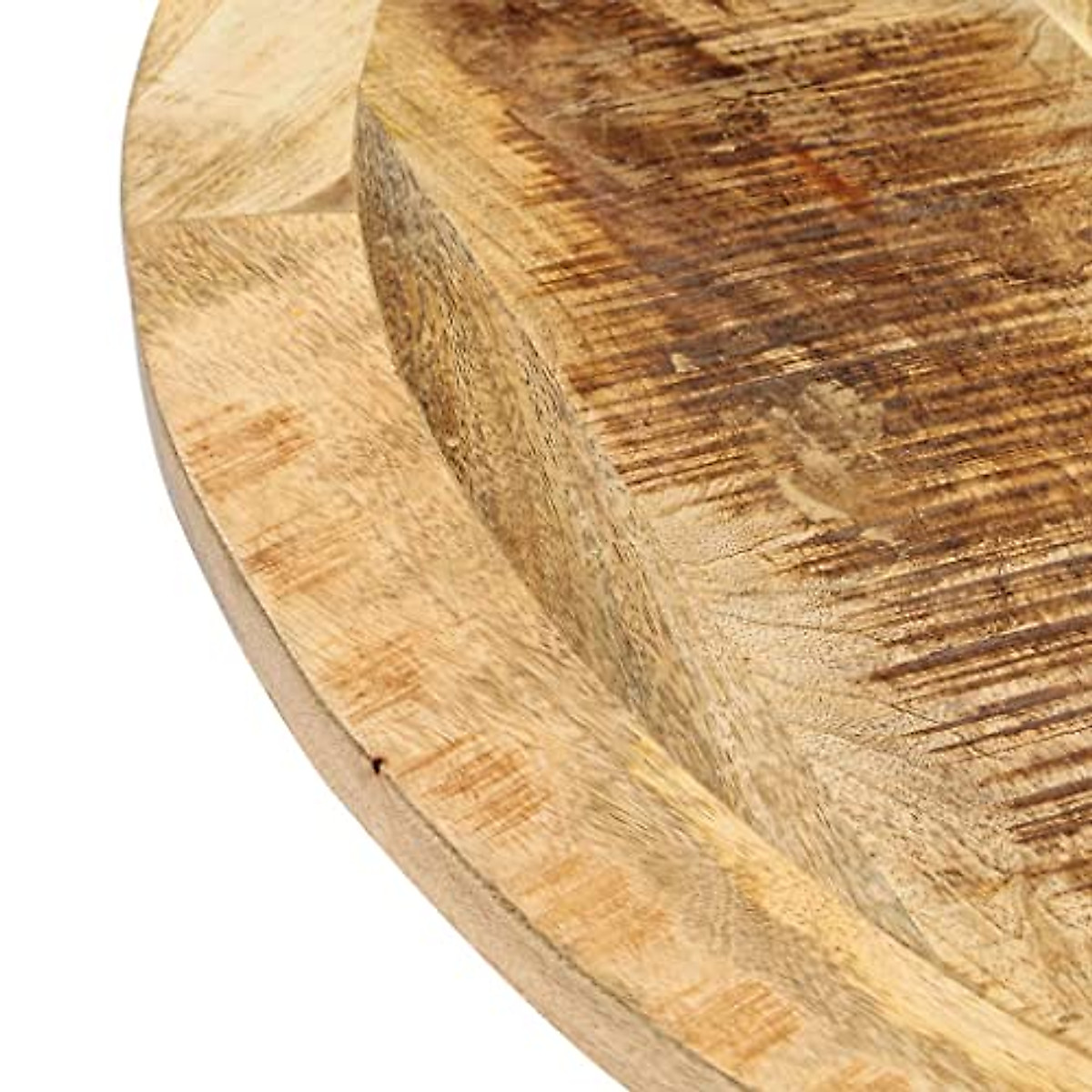 YPWRENH Coffee Table Kitchen Tables Dining Table Round 47.2 "x29.9 Solid Mango Wood for Dining Room, Kitchen or Living Room