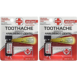 Red Cross Toothache Complete Medication Kit 0.12 oz Pack of, 2 Count