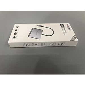 USB C to Dual HDMI Adapter 4K@30Hz, KOZYC USB C Hub Multiport Adapter with 2xHDMI, USB 3.0, 100W PD, Support USB C to HDMI Splitter Extended Display for MacBook Pro (MST is not Supported on MacOS)