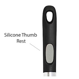 Mirro A7972484 Get A Grip Aluminum Nonstick 3-Quart Saucepan with Glass Lid Cover Cookware, Black